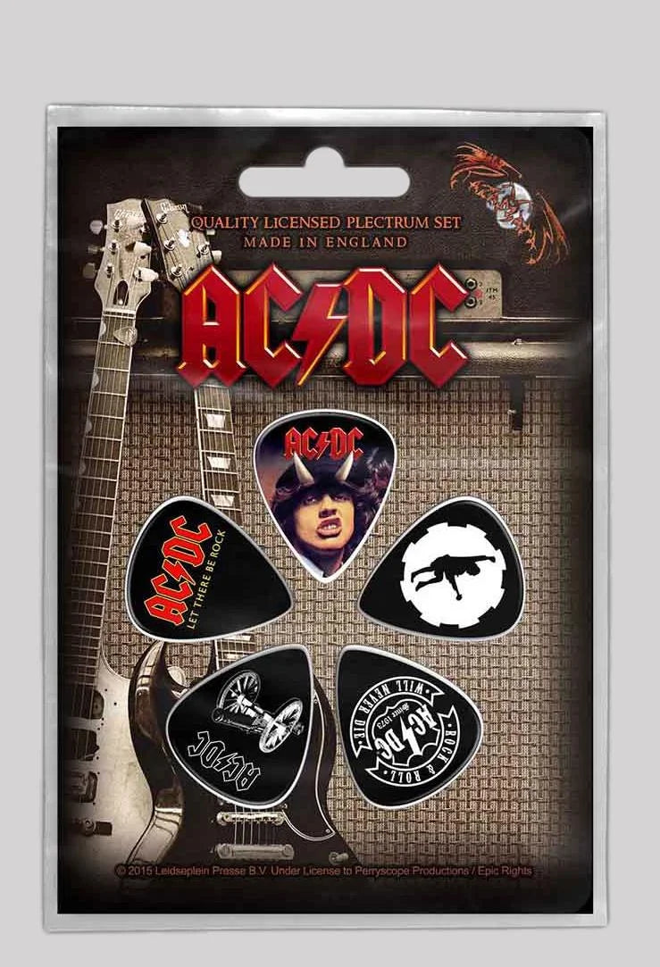AC/DC Plectrum Pack - Highway, For Those, Let There | Ro Rox