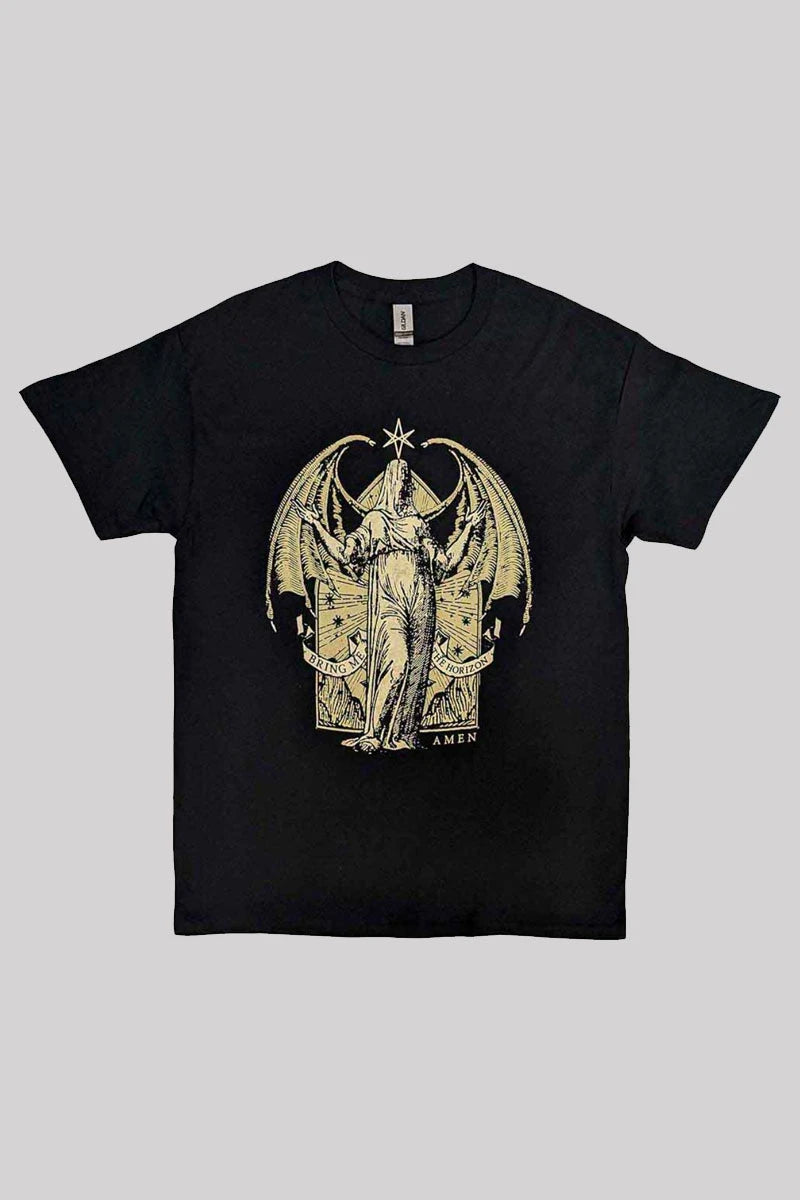 Bring Me The Horizon Unisex Angel Amen T-Shirt | Ro Rox