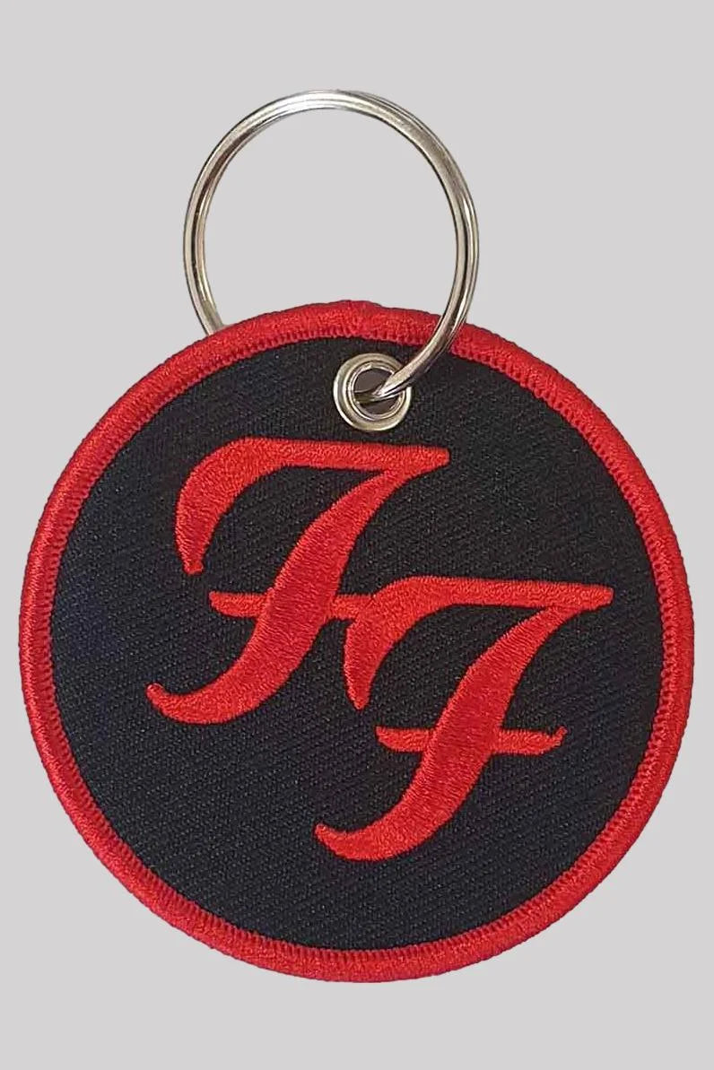Foo Fighters Keychain: Circle Logo Double Sided Patch Badge | Ro Rox