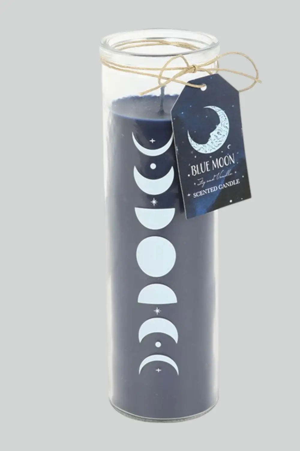 Moon Phase Tube Candle Fig & Vanilla Scented Celestial Decor | Ro Rox