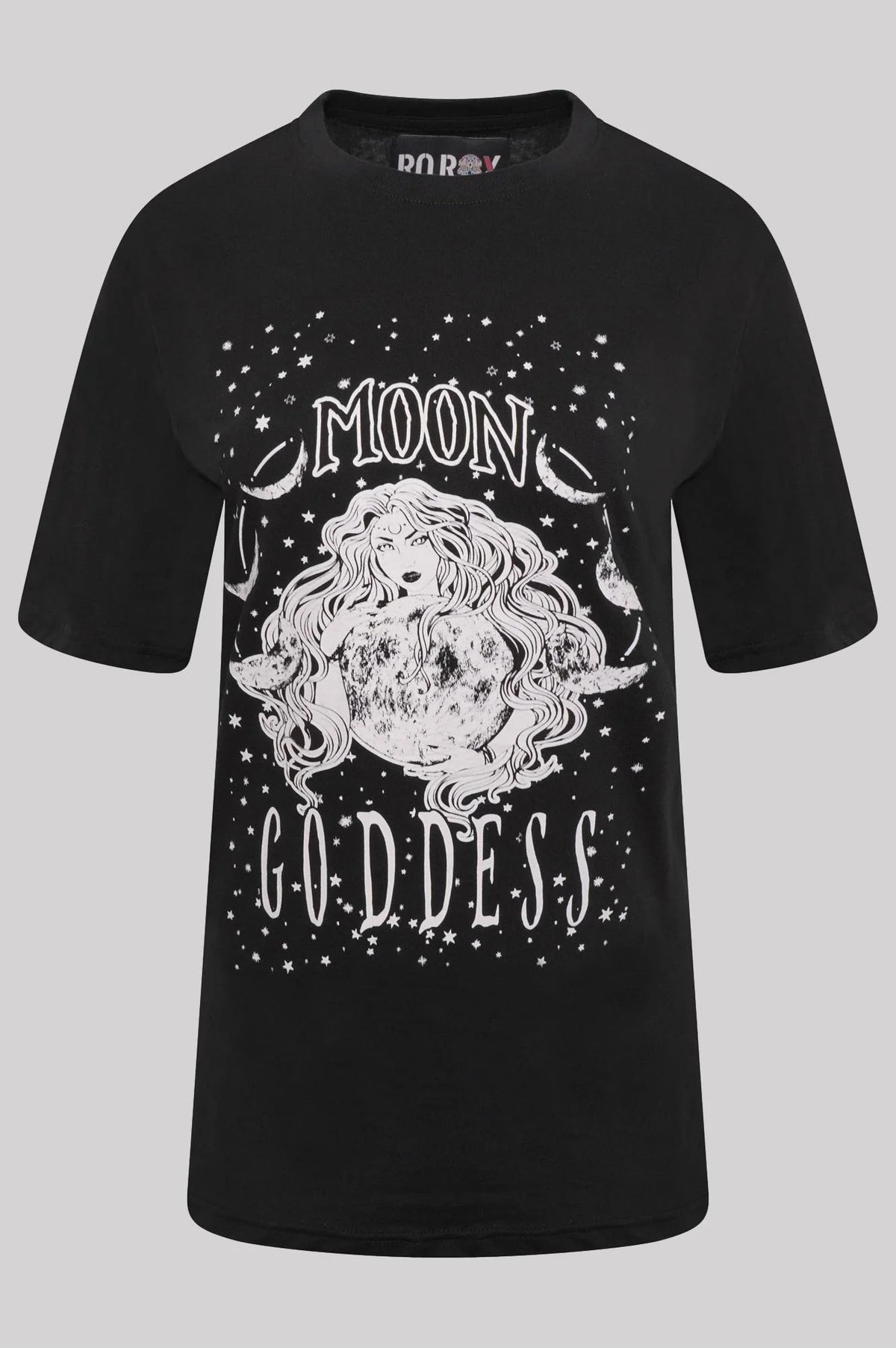 Ro Rox Selene Moon Goddess Wicca Goth Oversized T-shirt | Ro Rox