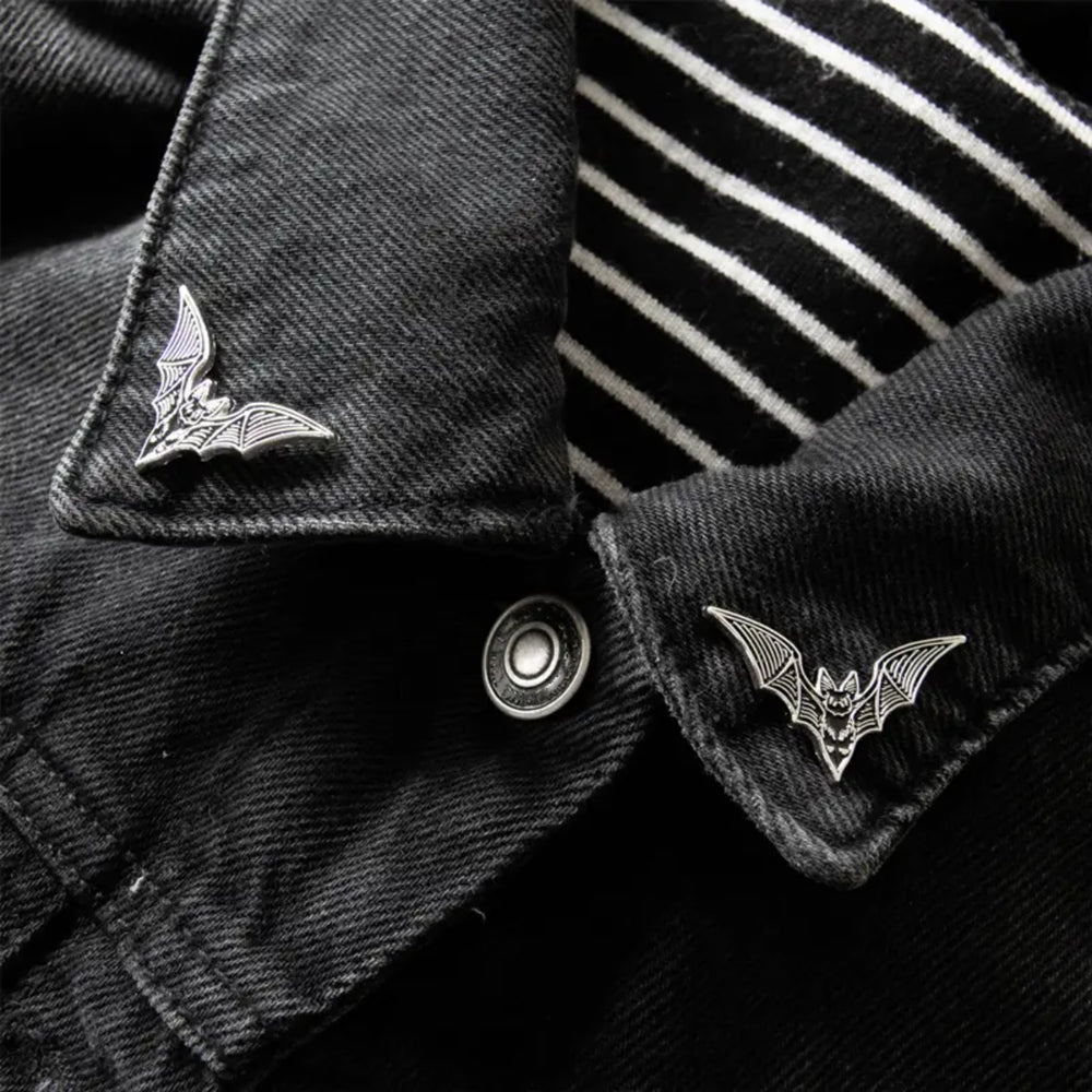 Ro Rox Bat Character Pin Brooch Gothic Badge | Ro Rox