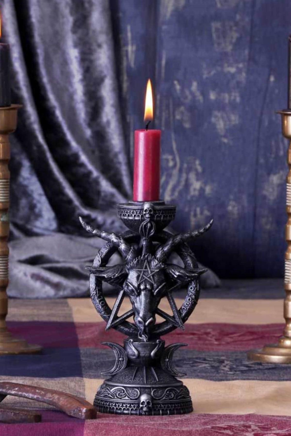 Nemesis Now Light of Baphomet Gothic Goat Candle Holder | Ro Rox