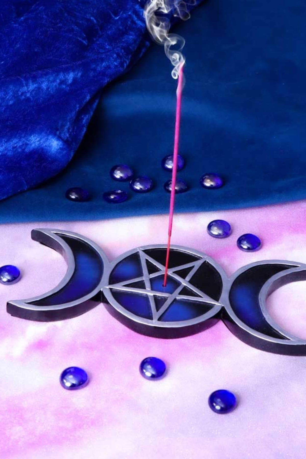 Nemesis Now Triple Moon symbol Lunar Trinity Incense Burners | Ro Rox