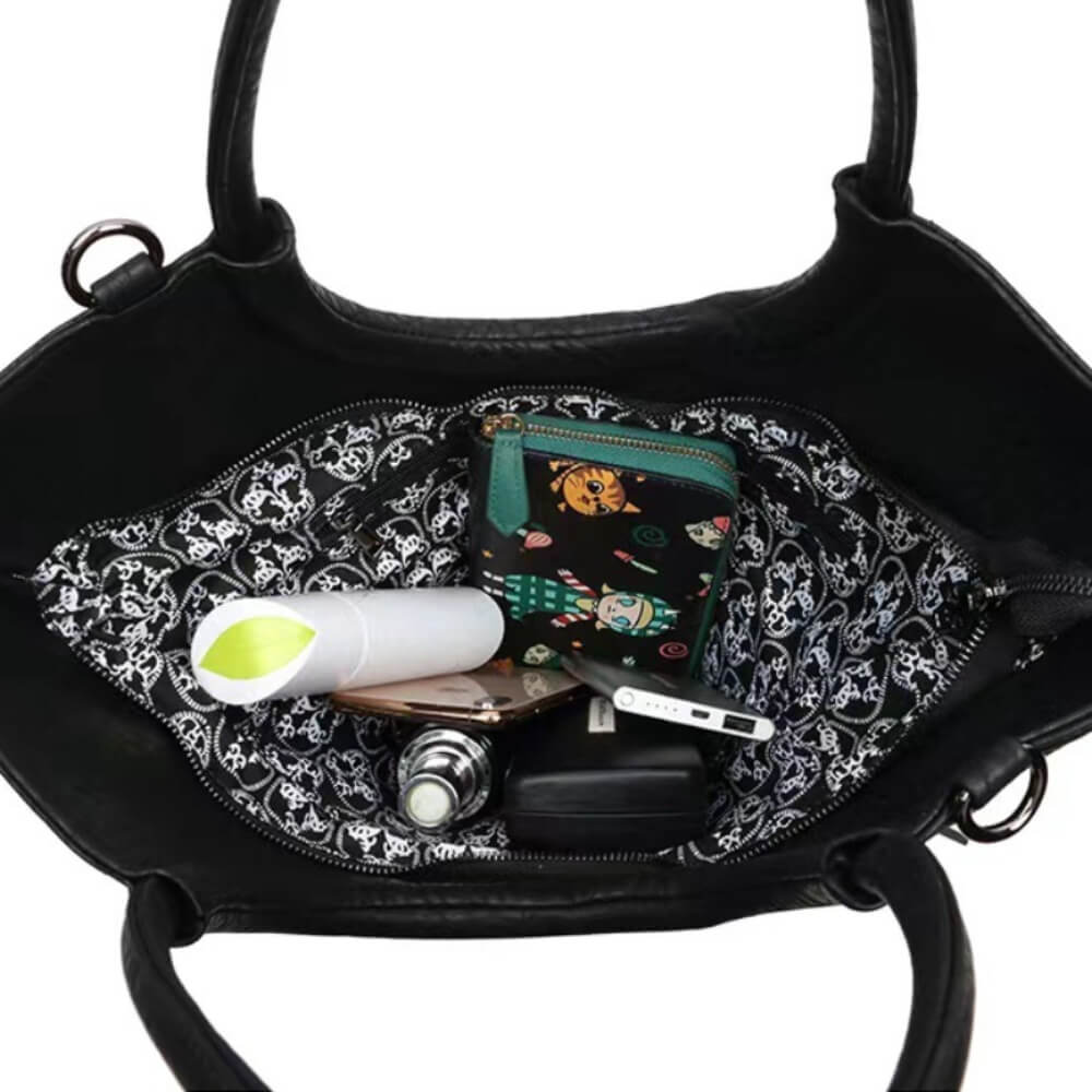 Ro Rox Acantha Studded Skull Faux Leather Gothic Bag | Ro Rox