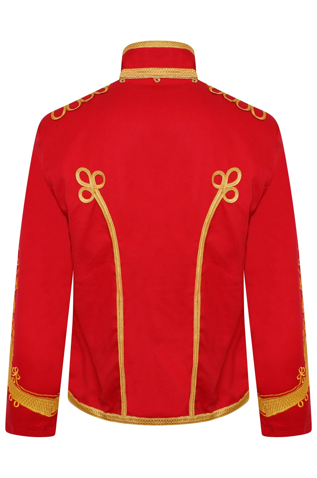 Ro Rox Men's Adam Luxe Military Drummer Red Parade Jacket | Ro Rox