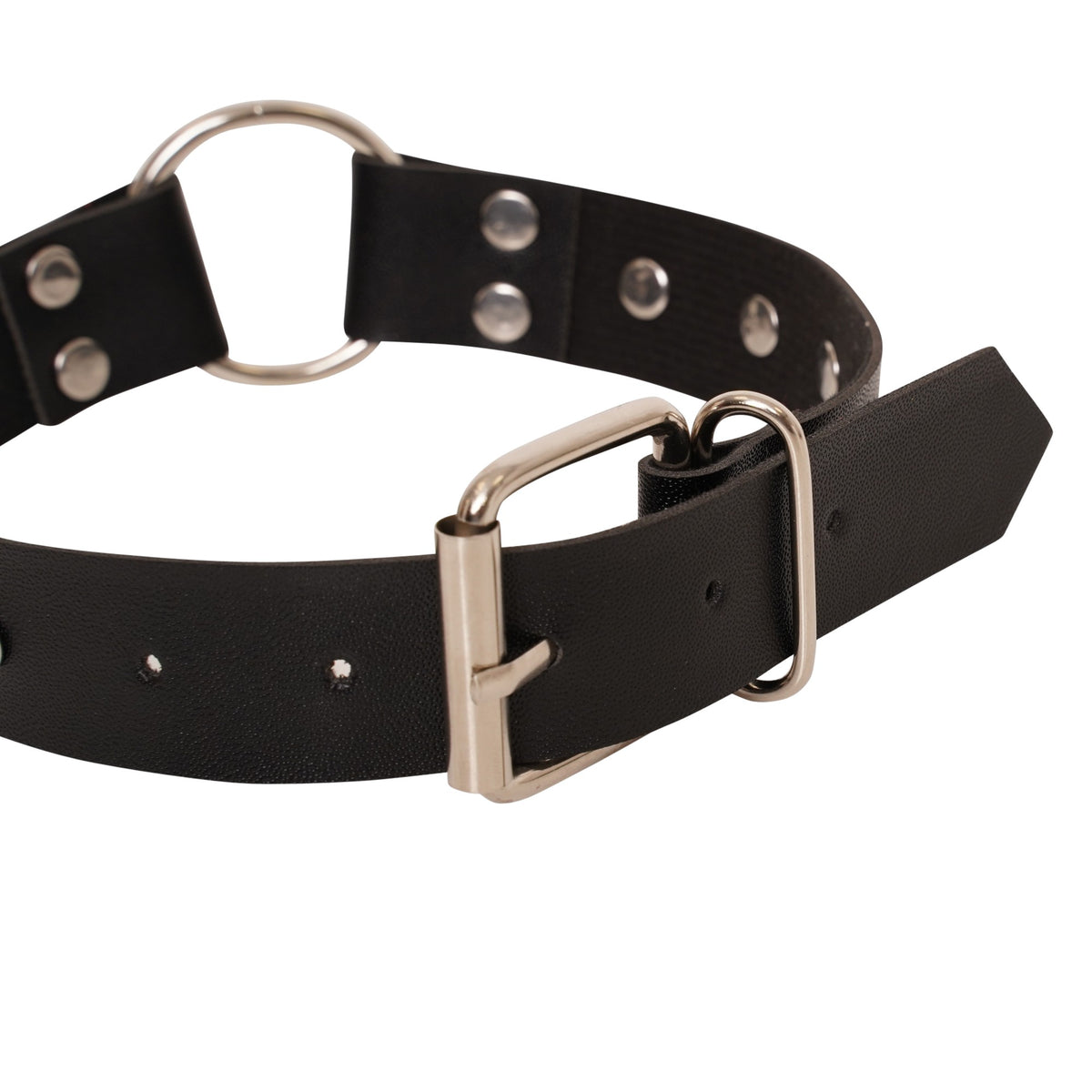 Ro Rox Rumer Gothic Faux Leather O-ring Punk Choker | Ro Rox