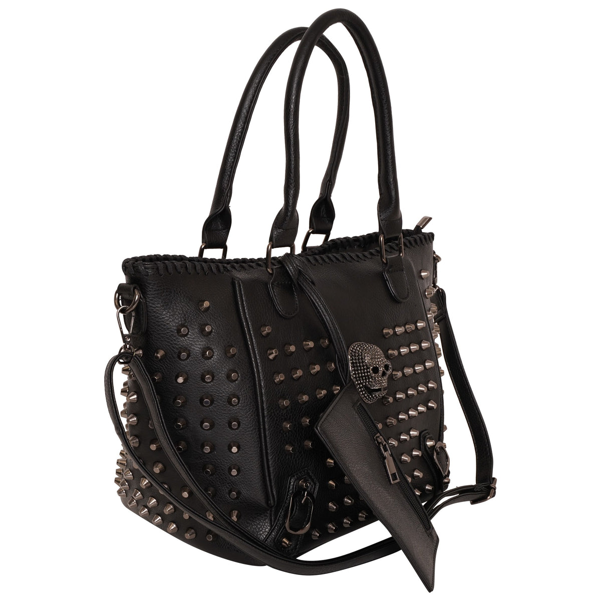 Ro Rox Wren Skull Faux Leather Messenger Bag | Ro Rox