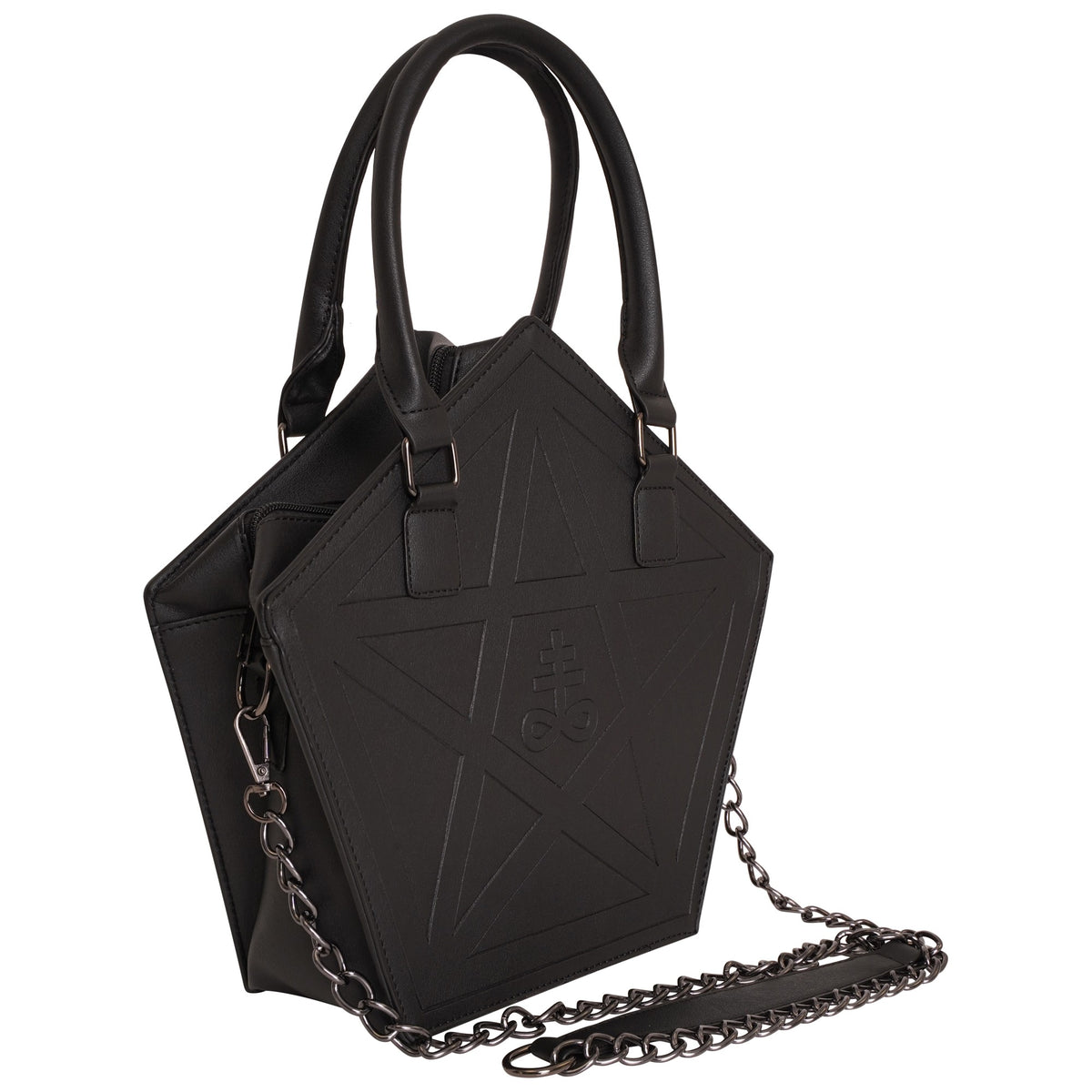 Ro Rox Zedna Pentagram Faux Leather shoulder Bag | Ro Rox